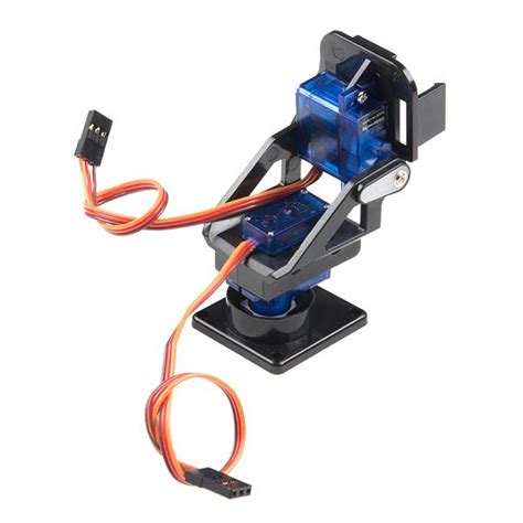 simple 2 axis servo robotic arm controlled by mpu 6050