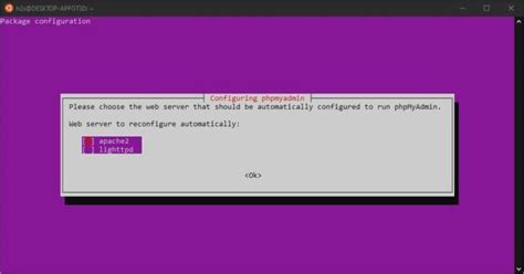 steps to install apache mysql and php in wsl 2 windows 10