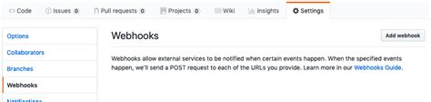 coaching on devops and cloud computing how to configure webhooks in