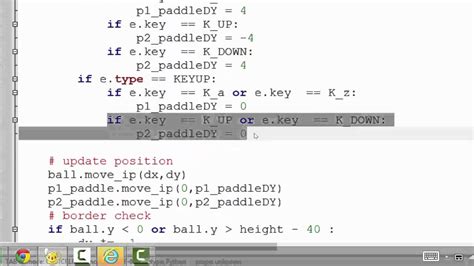 simple pong game in pygame youtube