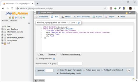 Arduino Mysql Передача данных из Arduino на сервер Mysql схема и