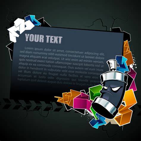 cool text box black background vector material 2 download free vector