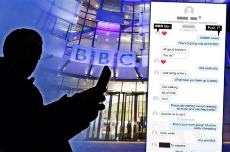 Bbc ‘sex Pics Scandal Presenter Started Instagram Chat With Teenage