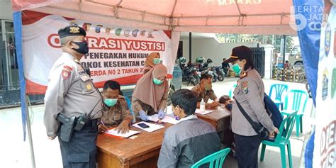 Galakkan Operasi Yustisi Polisi Imbau Warga Pakai Masker Dengan Benar