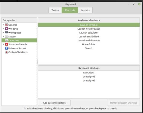 how to modify dconf settings in linux mint systran box