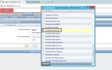 how to install zabbix agent and add windows host to zabbix