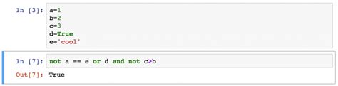 test yourself 2 python logical operators data36