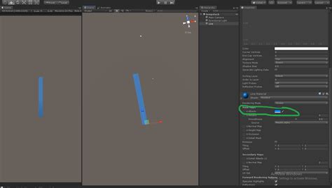 c unity linerenderer making line pink in built version of game