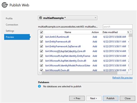 hosting multi adfs configured asp mvc website in azure