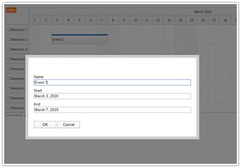 javascript prompt replacement daypilot code