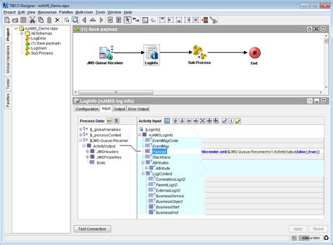 save payload at process start — integration matters documentation