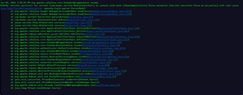java exception while calling parser method outside main class stack