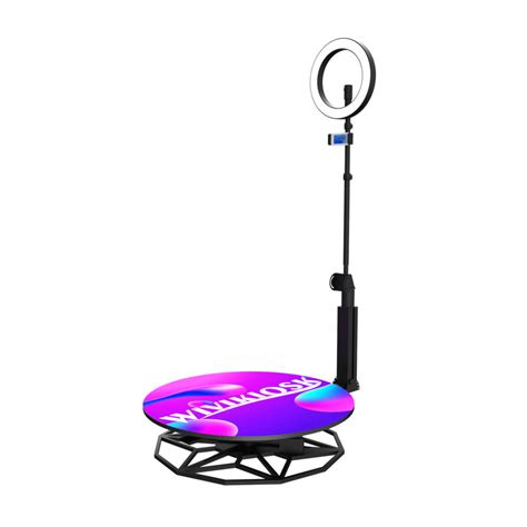 slow motion 360 degree rgb led spinning photobooth viperatech