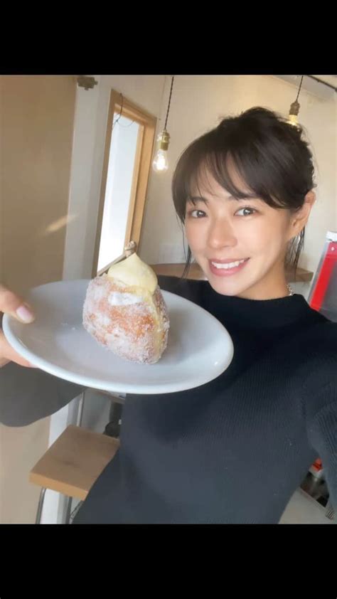 わちみなみさんのインスタグラム動画 わちみなみinstagram 「ここのドーナッツ美味しかった😢 他のスイーツも絶対美味しい🍮 東京に