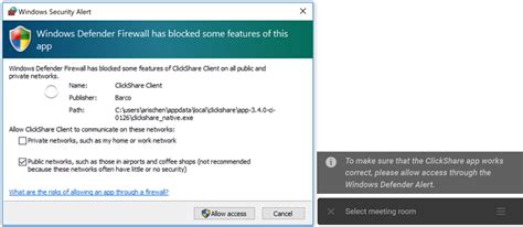 windows defender error message and windows firewall pop up when