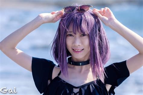 クールな美人レイヤー・遥叶りまちゃん12『小悪魔ビキニ2』 Gais Portrait Photo
