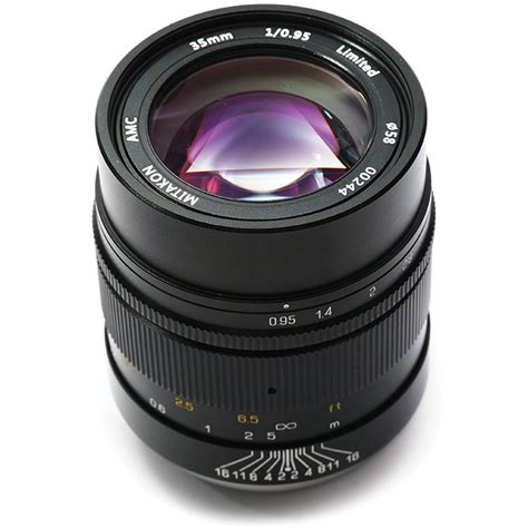 Mitakon 35mm F0 95 E Mount Lens Info