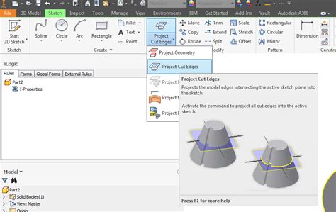 solved auto create outline sketch on current surface autodesk community