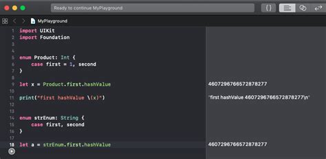 swift why get wrong hashvalue from enum from xcode 10 is it apple s