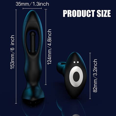 Flapping Anal Butt Plug Dildo Vibrator Prostate Massager Sex Toys For