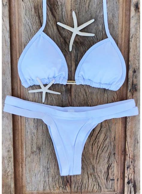 Biquini Cortininha Nautica Branco 8647 Biquinis Poliana Finzetto