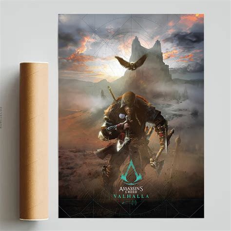 Poster Assassins Creed Valhalla A3 Geek 0025 Elo7