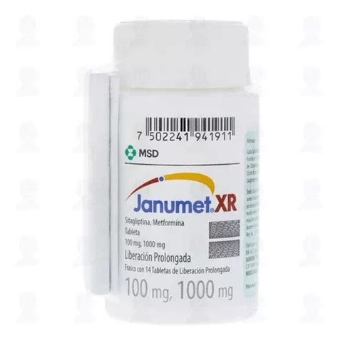 Janumet Xr 100 Mg 1000 Mg Tabletas Meses Sin Interés
