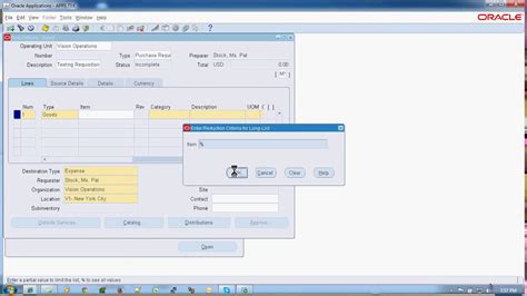 create requisition and approve in oracle r12 apps youtube