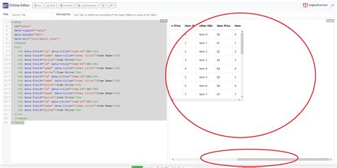 i get a second horizontal scroll bar which scrolls to whitespace