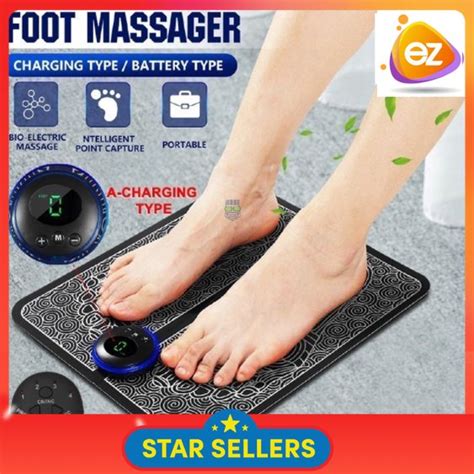 Alat Urut Kaki Viral Mesin Urut Kaki Electric Ems Foot Massager Machine
