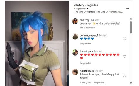 Leona De The King Of Fighter Como Una Chica Real Gracias A Elia Fery Y