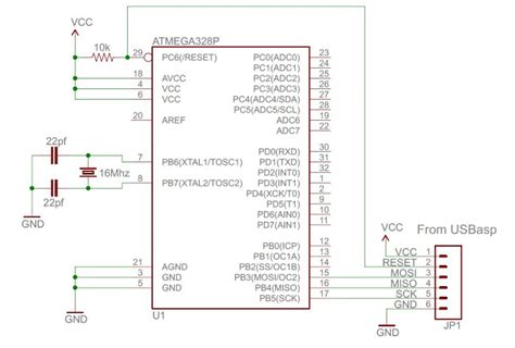 burning the bootloader on atmega328 using usbasp programmer