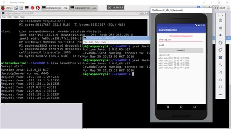android er android datagram udp client example