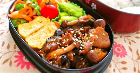 簡単おかず♬ 「豚肉とナスの甘辛炒め弁当」 「豚肉と茄子の味噌炒めディナー」 No Bento No Life お弁当がなくちゃ生きられない