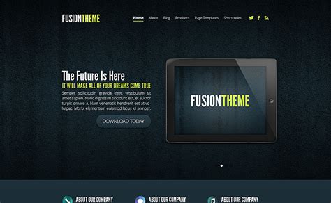 fusion wordpress theme
