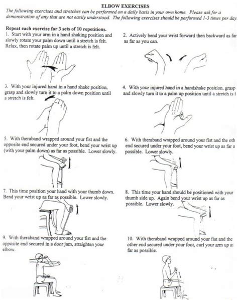Elbow Range Of Motion Exercises