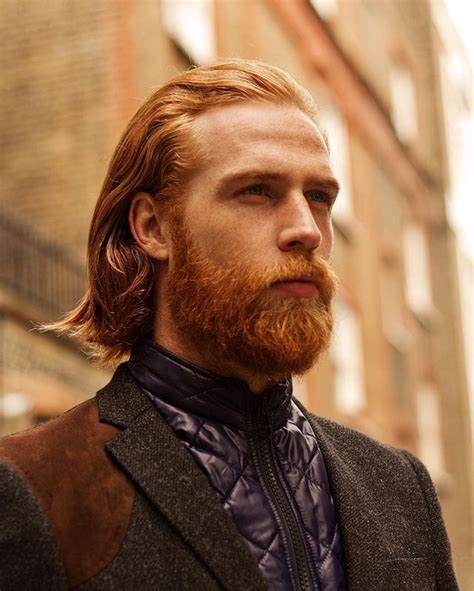 Gwilym Pugh Full Red Beard Mustache Beards Bearded Man Men Mens