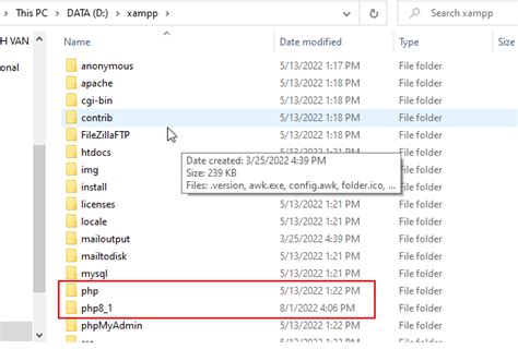 is there way to use two php versions in xampp stack overflow