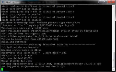 making qemu junos router installing junos 10 1 olive package inside of