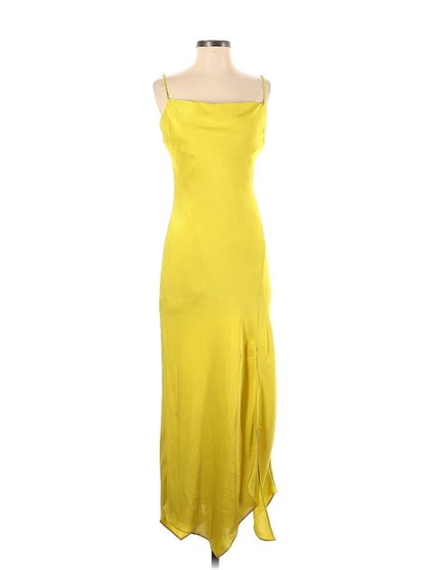 Express 100 Polyester Yellow Casual Dress Size S 65 Off Thredup