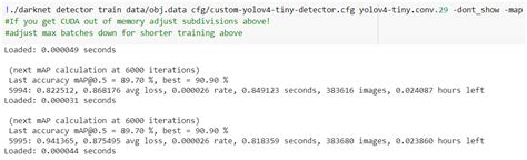 how to train a yolov4 tiny model and use tensorflow lite