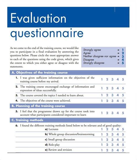 sample training feedback form doc sample project plan