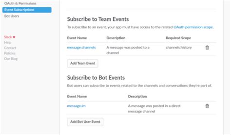 how to build a slack bot with python using slack events