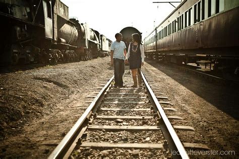 Railway Couple Romantic Frame Couple Shoot Couple Photography Pre