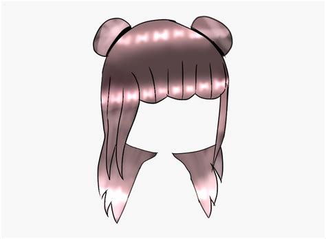 Gacha Girl With Black And Hot Pink Hair Gacha Life Art Sticker Lupon
