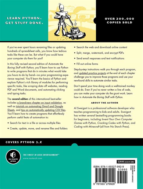 automate the boring stuff with python 2nd edition practical