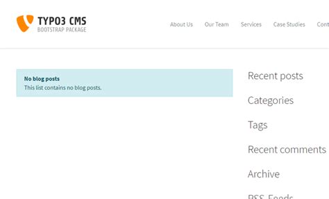 manual setup — typo3 blog extension main documentation