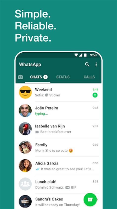 Télécharger Whatsapp Messenger 2 22 25 13 Pour Android