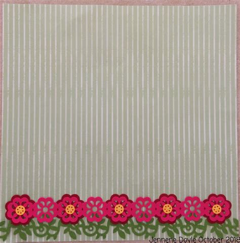 Border Layering Cm Dewdrop Flower Punch Under Cm Doily Border Punch