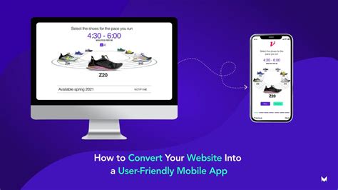 how to convert a website into mobile app turn website into app
